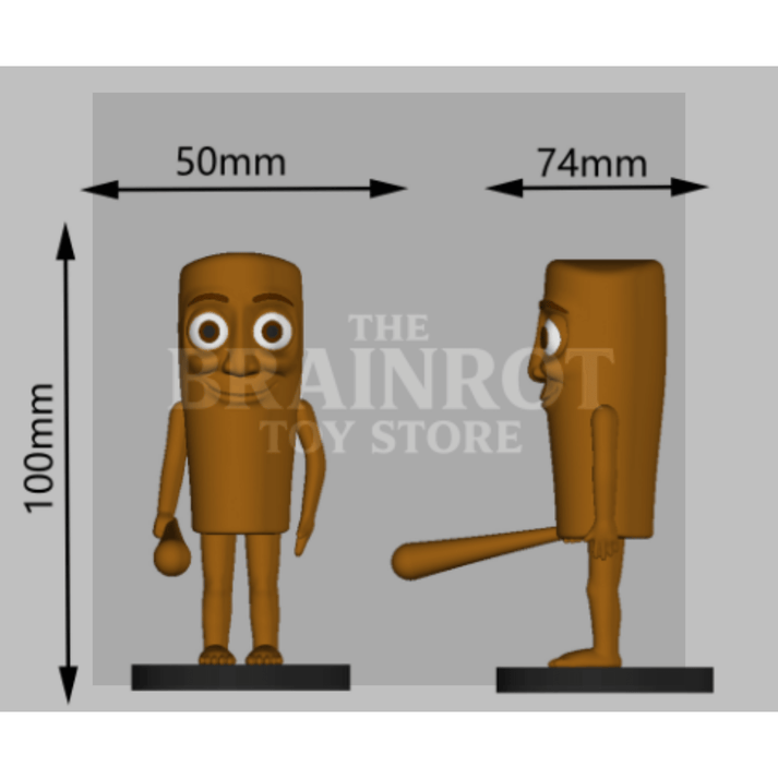 Tung Tung Tung Sahur Toy – Viral Italian Brainrot Meme Collectible – The Brainrot Toy Store ...